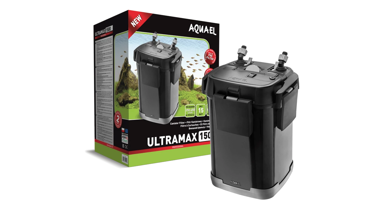 AquaEl Ultramax 1500 külső szűrő töltettel
